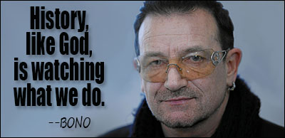 Clancy Tucker's Blog: 30 January 2016 - GREAT QUOTES FROM BONO
