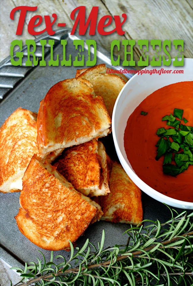 Tex-Mex Grilled Cheese | i should be mopping the floor
