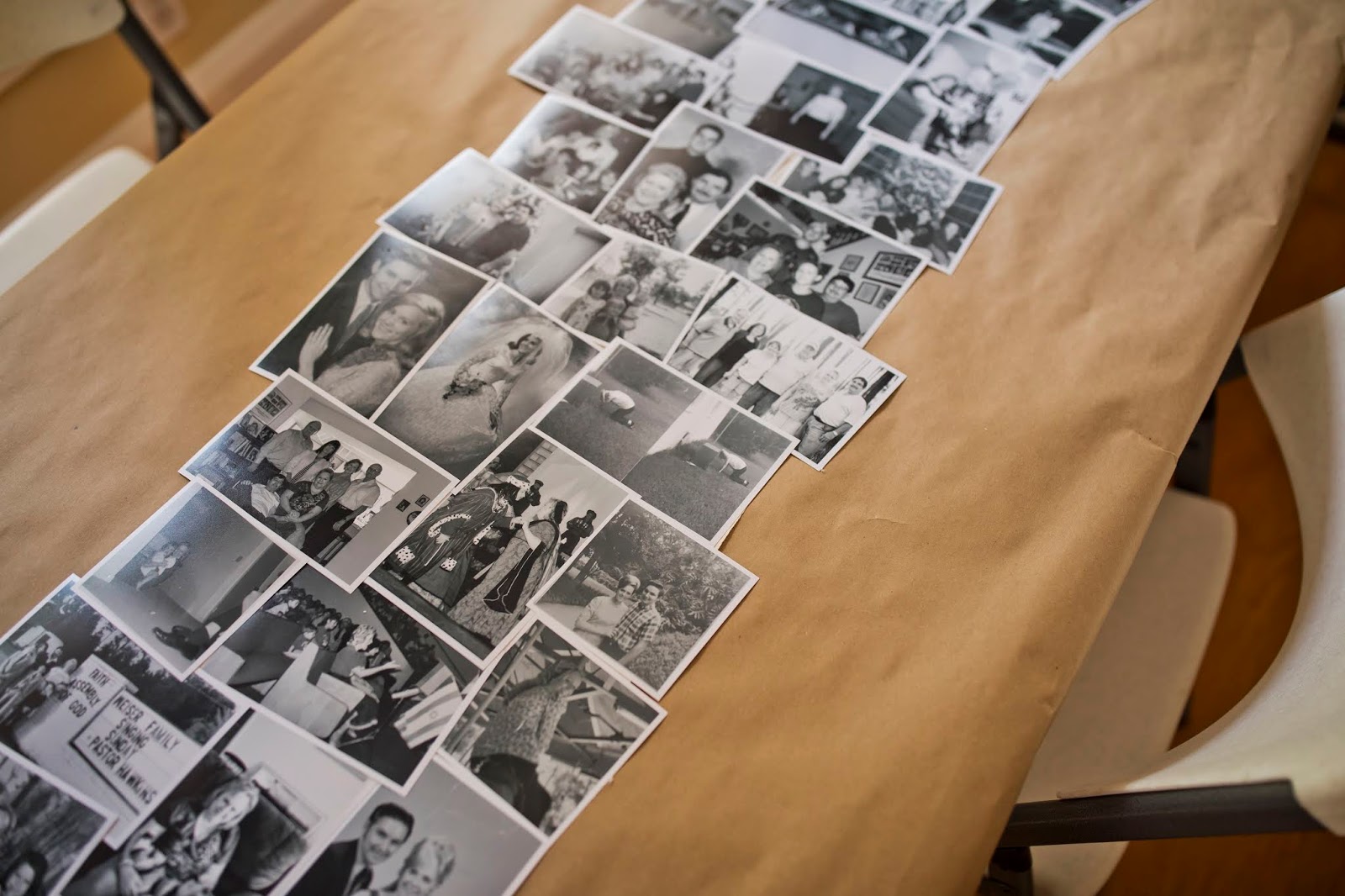 Lindsay Faye: 70 year memory table runner