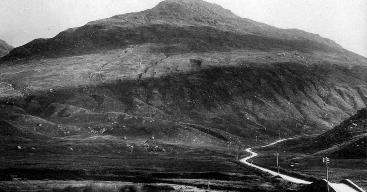 Tour Scotland: Old Photograph Butter Bridge Glen Kinlas Scotland