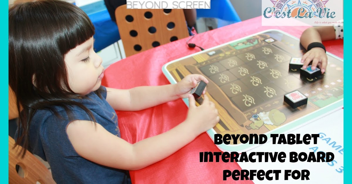Beyond Tablet Interactive Board Perfect For Screen-Less Time - C'est La Vie