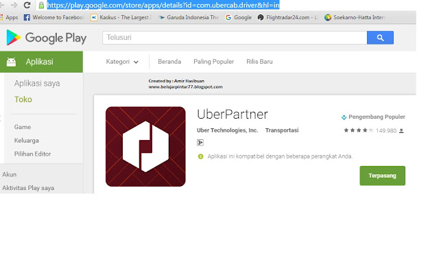 BELAJAR PINTAR: Step by Step cara mendaftar menjadi uber partner driver