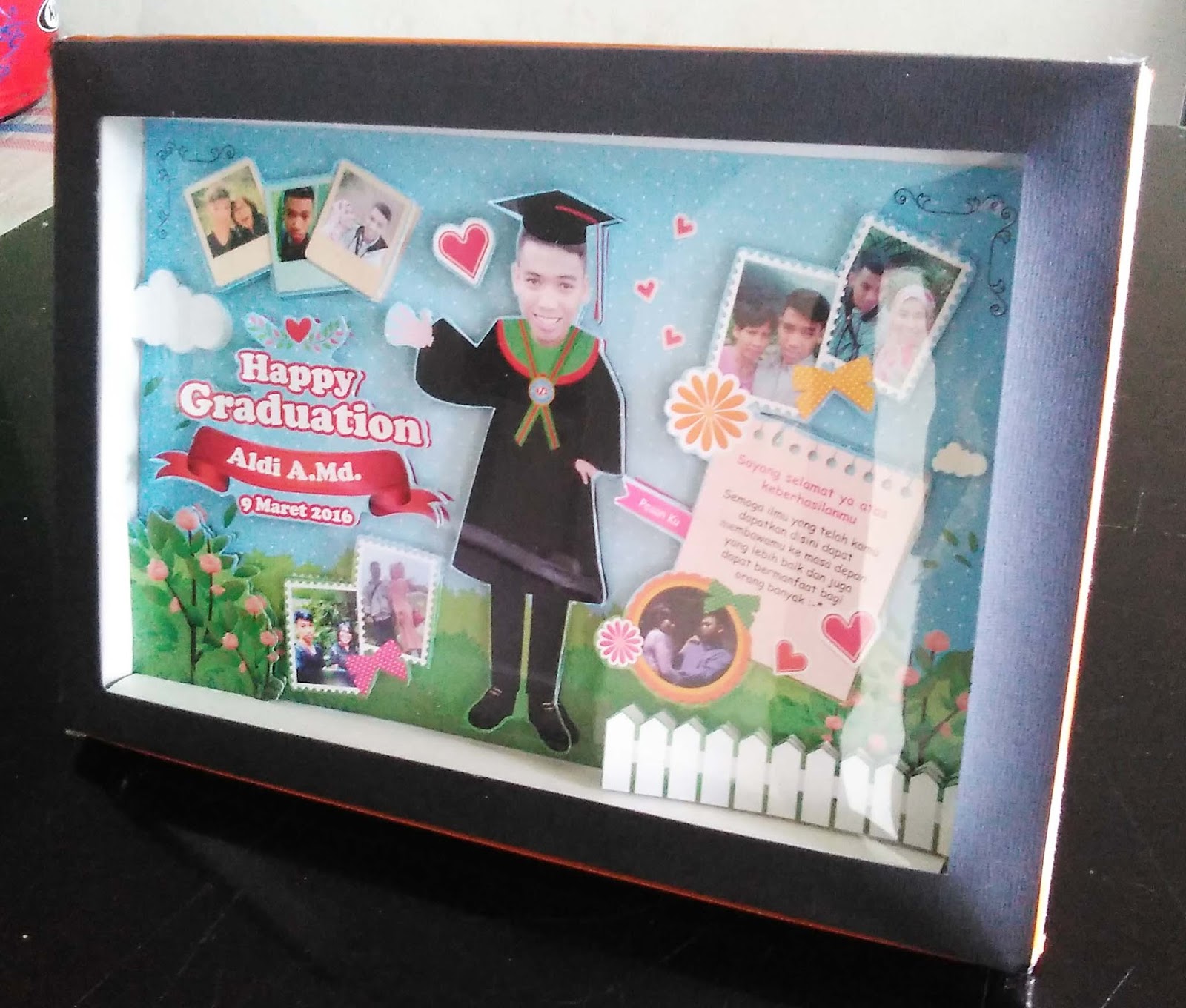 Scrap Frame Wisuda Murah Meriah