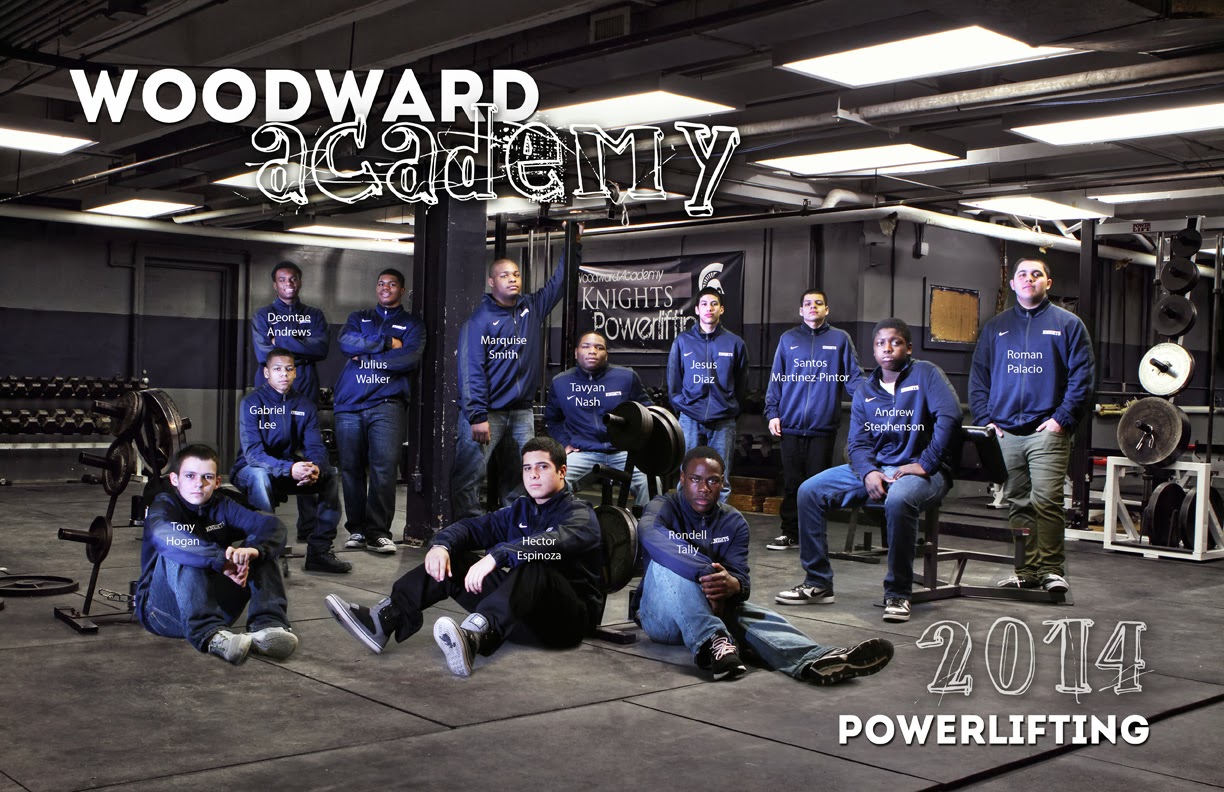 Woodward Academy Knights: Powerlifting Poster 2014