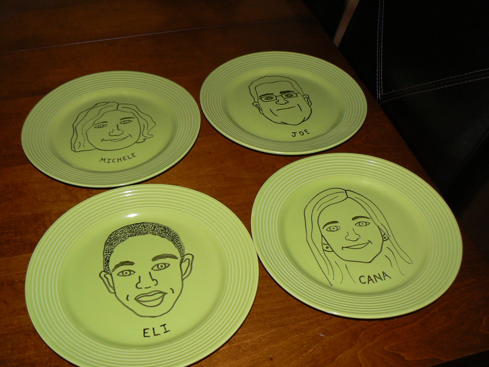 something wilde: Food Face Plates