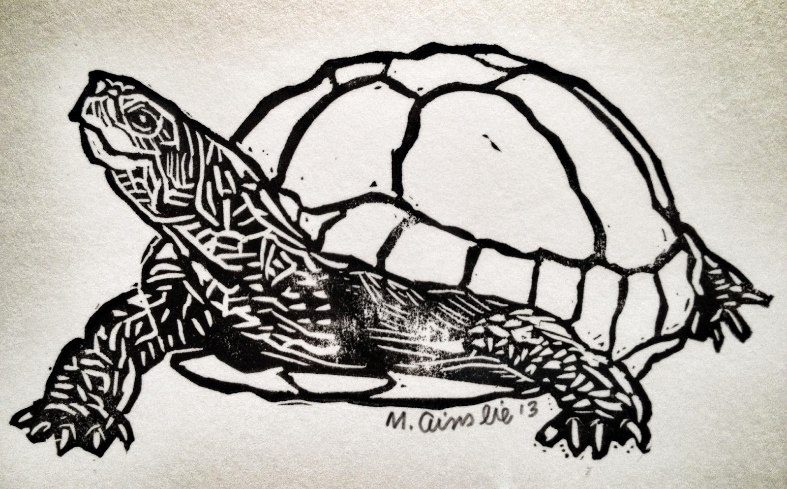 Mark Ainslie Artist and Printmaker AKA FableMountain Who Makes Linocut ...