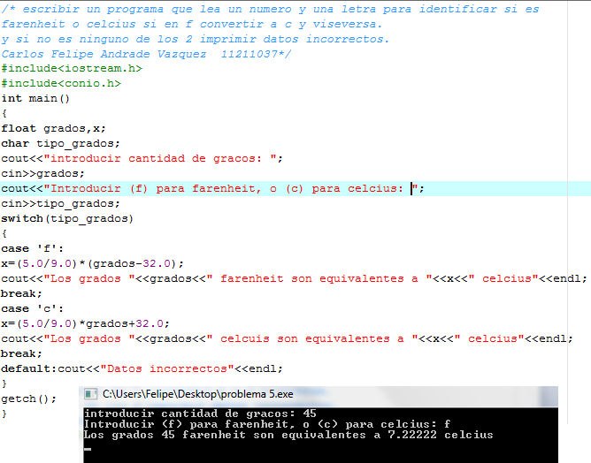 Programacion Estructurada: Practica #5