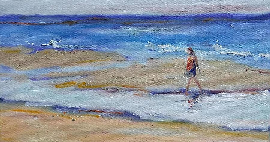 Contemporary Artists of Georgia: Seascape, Beach, Woman on Beach ...