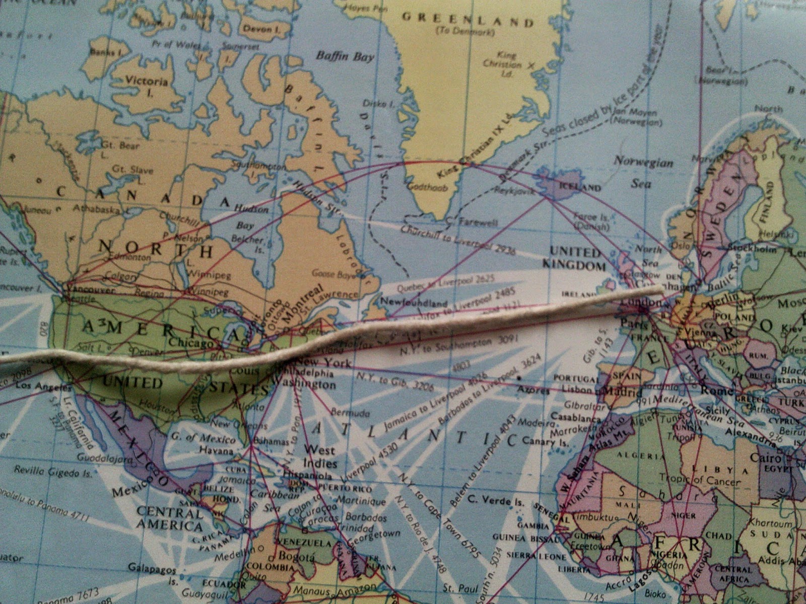 wigton physics: The Great Circle - Flights to America