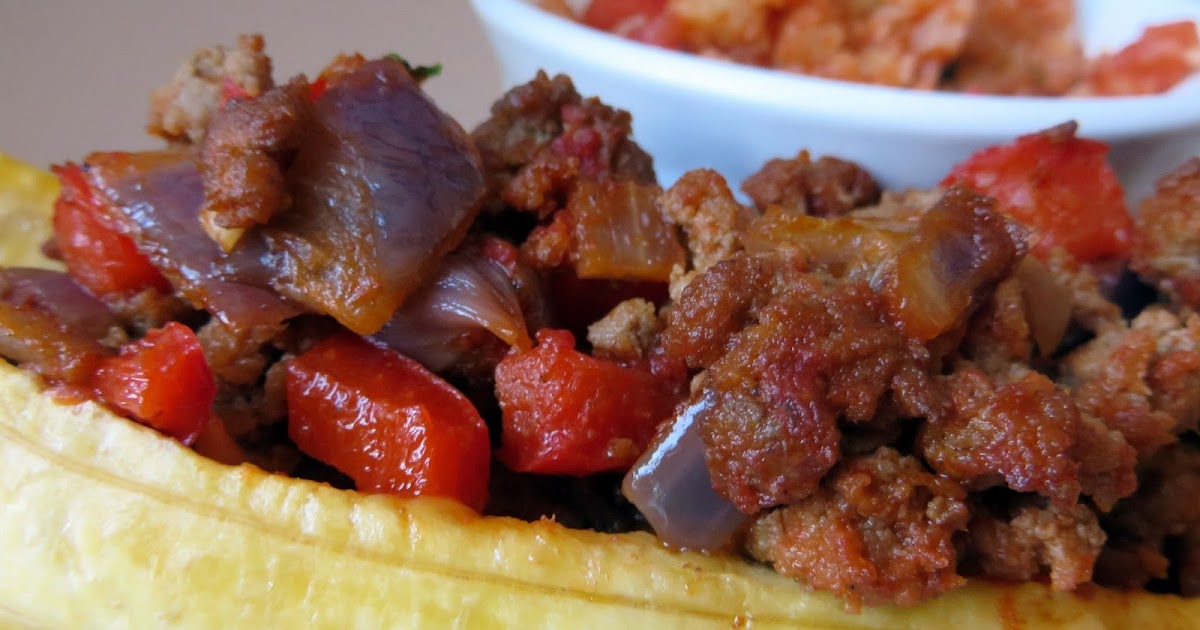 fitfullydelicious: spicy stuffed plantains