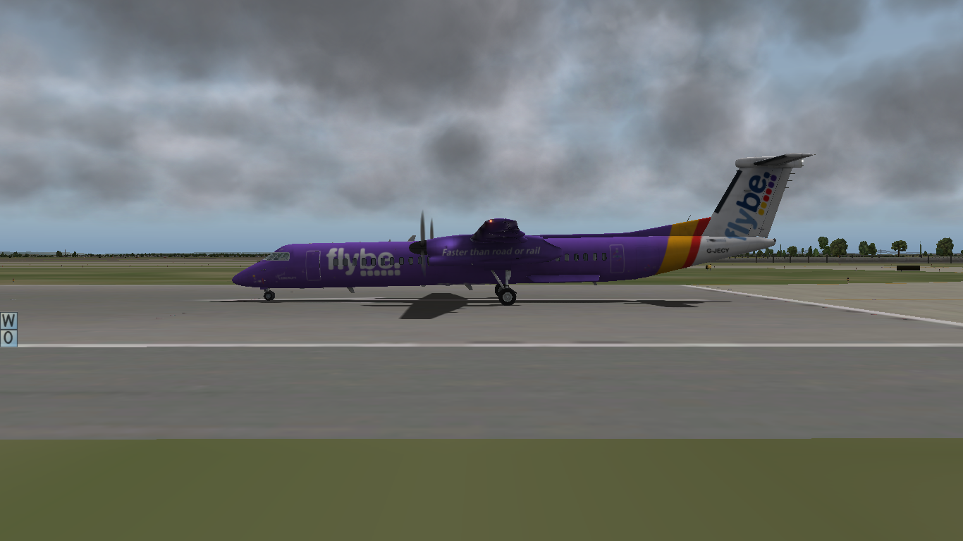X-Plane: Flybe livery for FlyJSim Dash 8-Q400