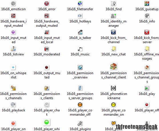 แจก icon teamspeak TS3 UI WinSeven - Tfts