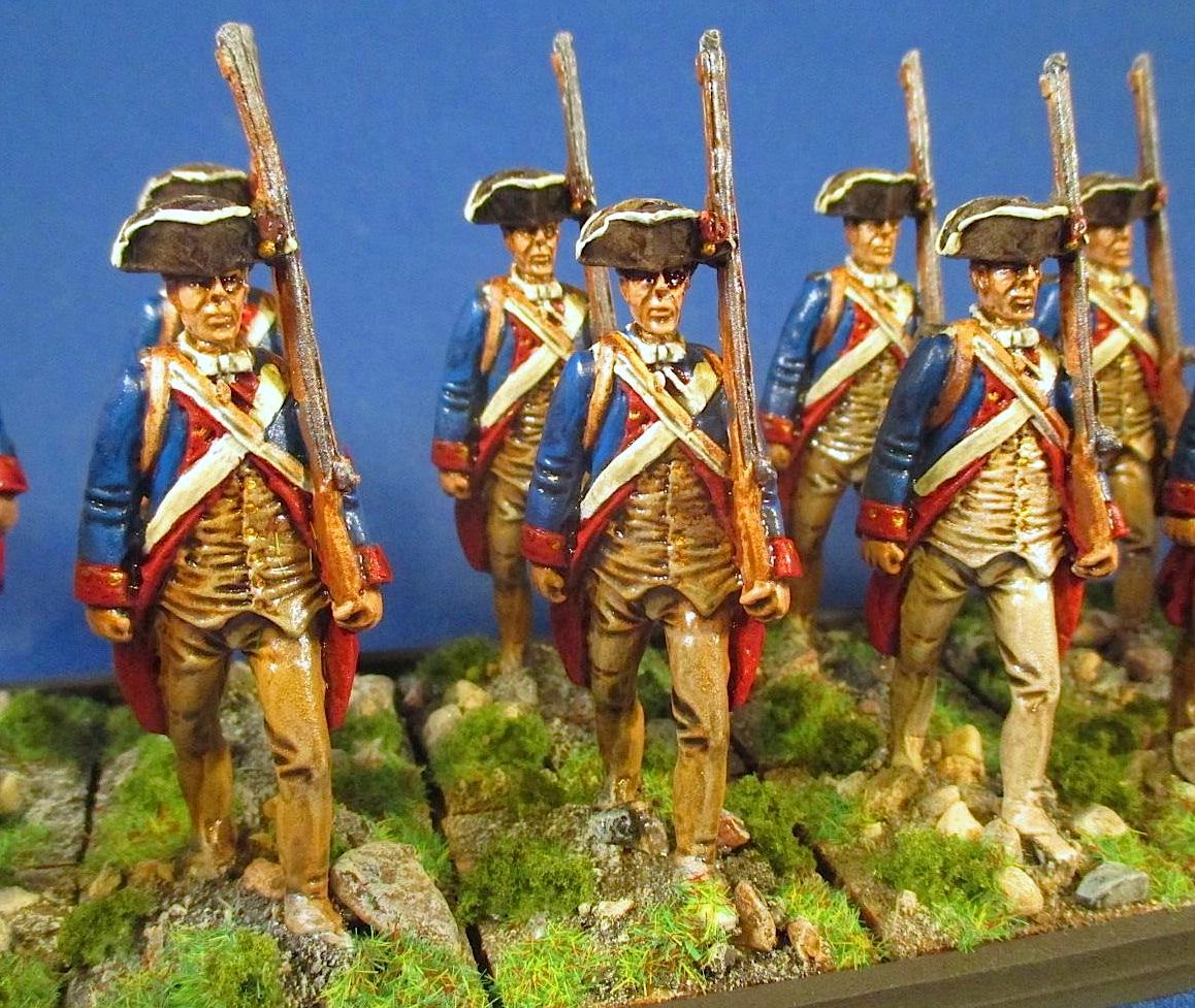 Bob's Miniature Wargaming Blog: Some 54mm AWI Continentals
