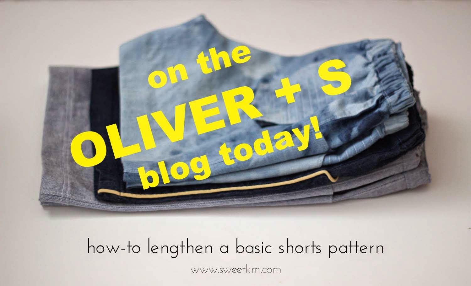 Wholecloth: How-To Lengthen a Basic Shorts Pattern