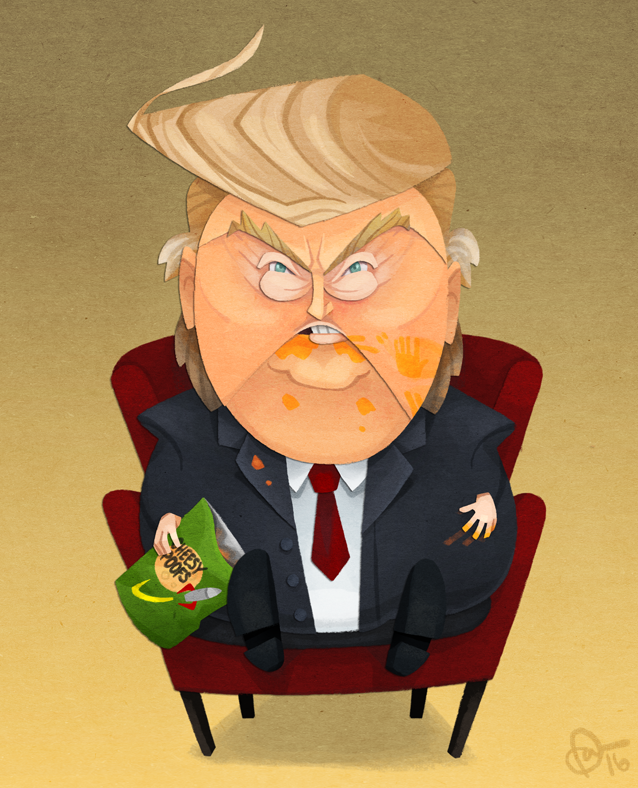 Dan Barrett's Art Blog: Donald Drumpf