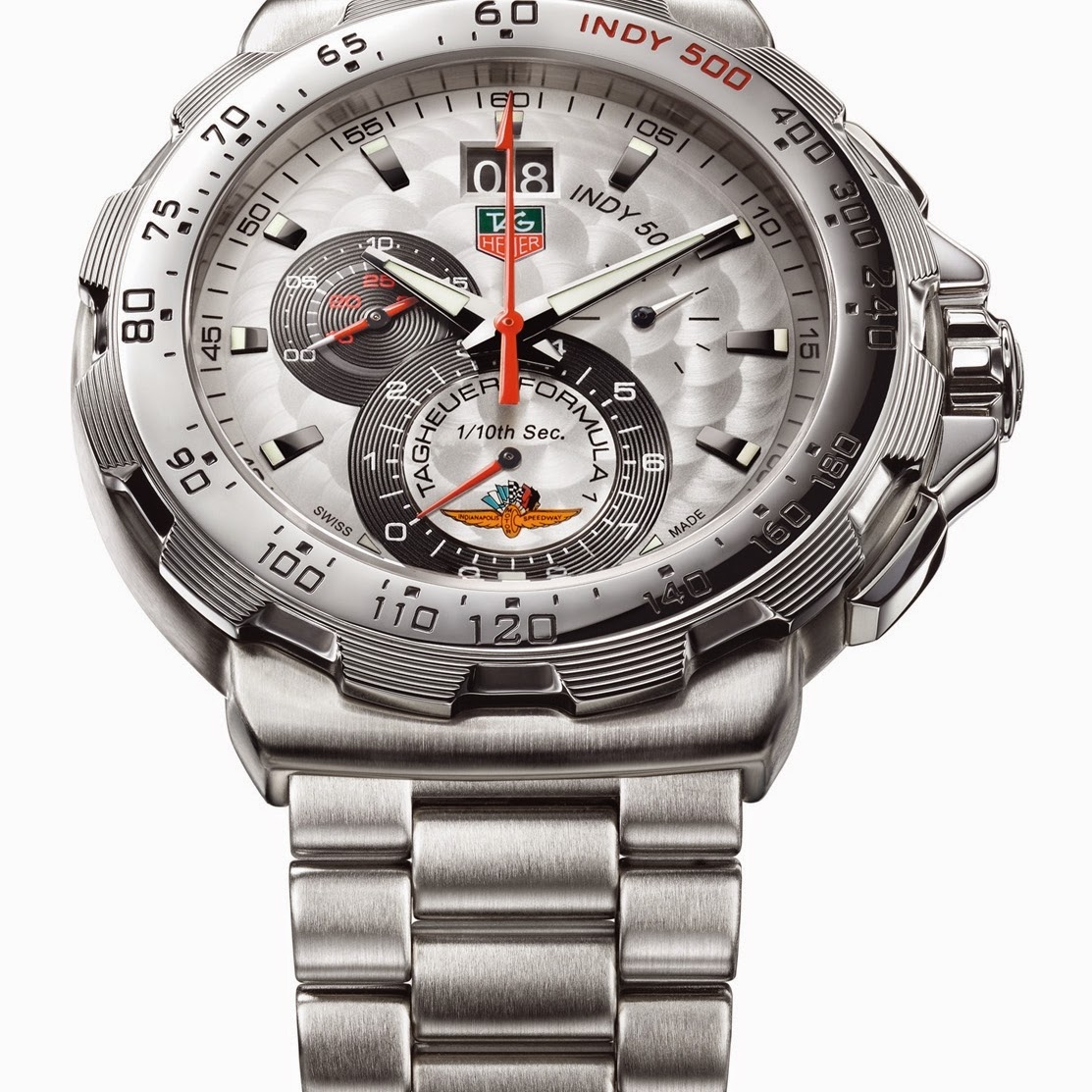 JAM TANGAN TAG HEUER FORMULA 1 INDY 500 GRANDE DATE CHRONOGRAPH ...