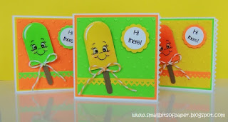 Popsicle Cards | Small Bits of Paper