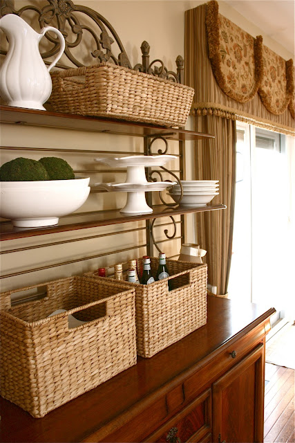 The Yellow Cape Cod Styling A Dining Room Hutch For Entertaining~client Project