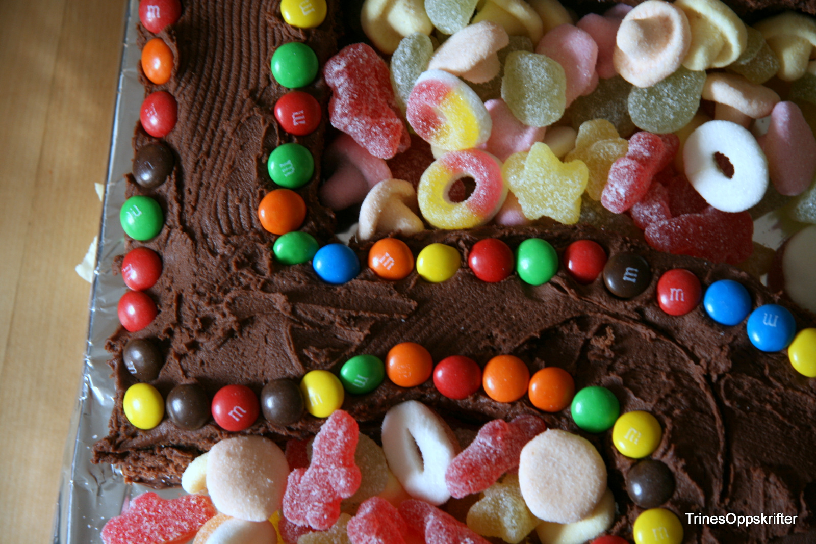 Trines Oppskrifter: 5 års kake - simpel sjokoladekake