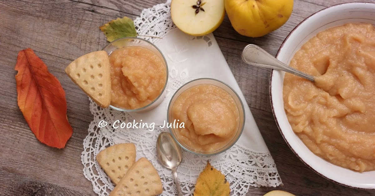 COOKING JULIA : COMPOTE LÉGÈRE DE FRUITS D'AUTOMNE