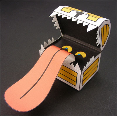 Dragon Quest: Mimic Papercraft | Paperized Crafts