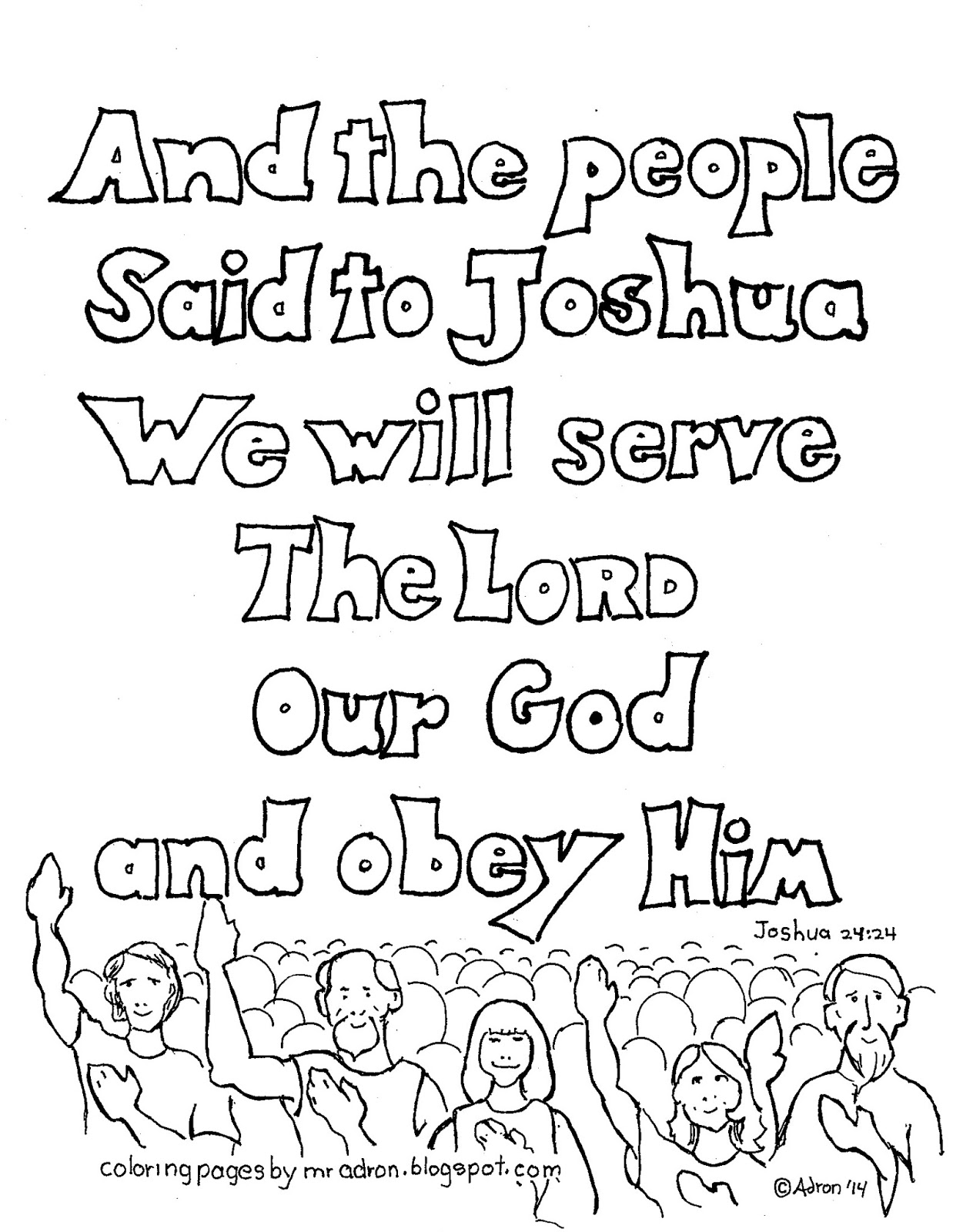 Serving God Coloring Page Coloring Pages