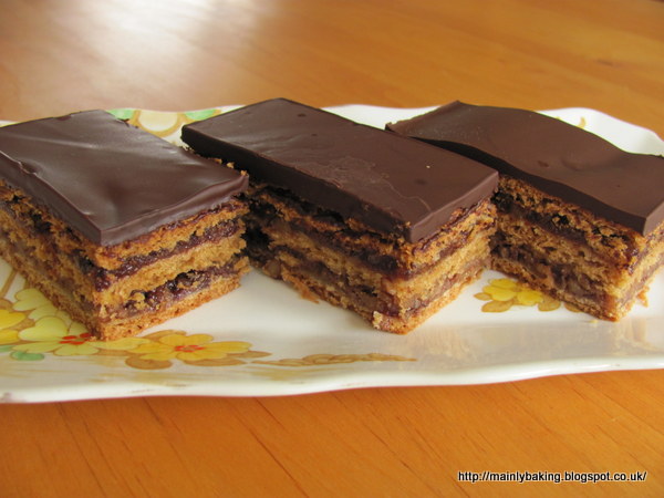 Mainly Baking: Gerbeaud Slices