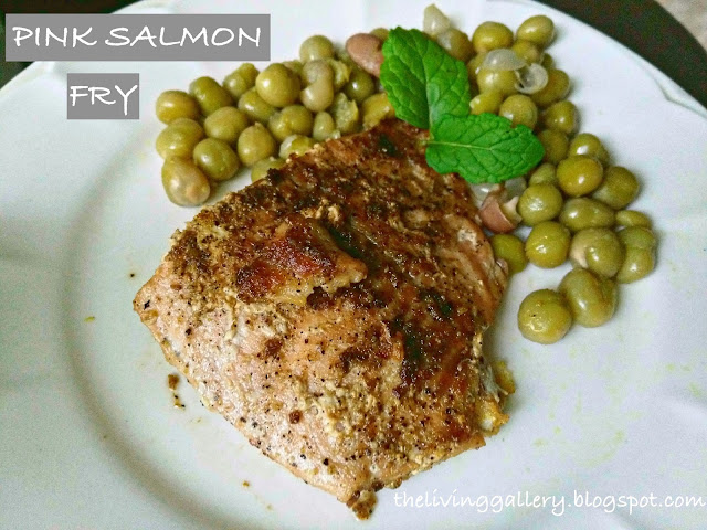 PAN FRIED PINK SALMON - HEALTHY, KIDS FRIENDLY RECIPE.