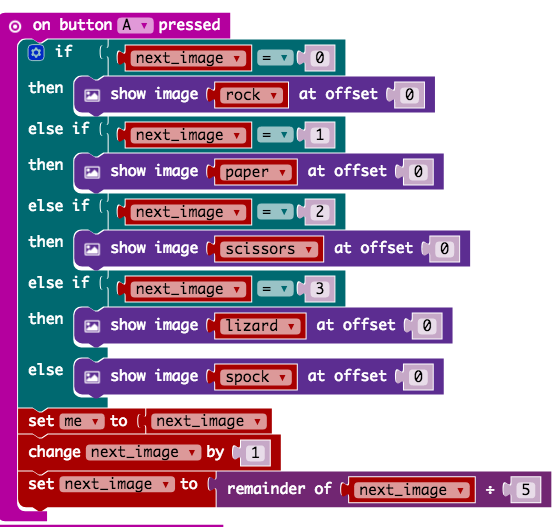 Rock-Paper-Scissors-Lizard-Spock on Micro:bit