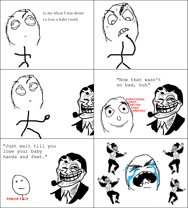 Troll dad was an opportunist. (First) | Rage Guy Comics