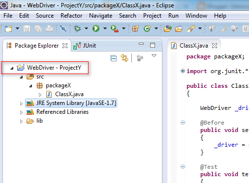 Selenium-By-Arun: 318. Renaming the Projects and its items using Eclipse IDE 'Refactor' option