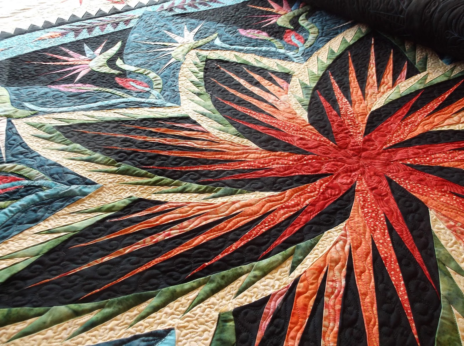 Creative Quilting by Debbie Stanton: Paradise in Blooms