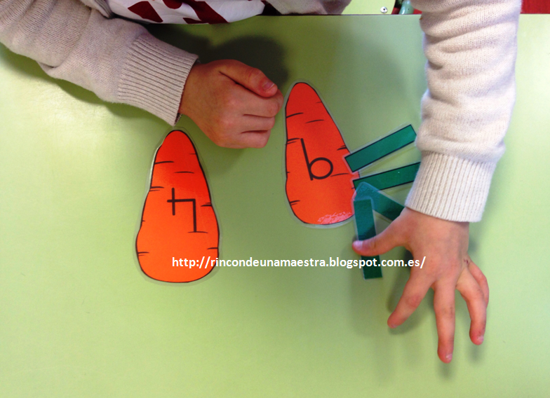 Rincón de una maestra: Las zanahorias numéricas