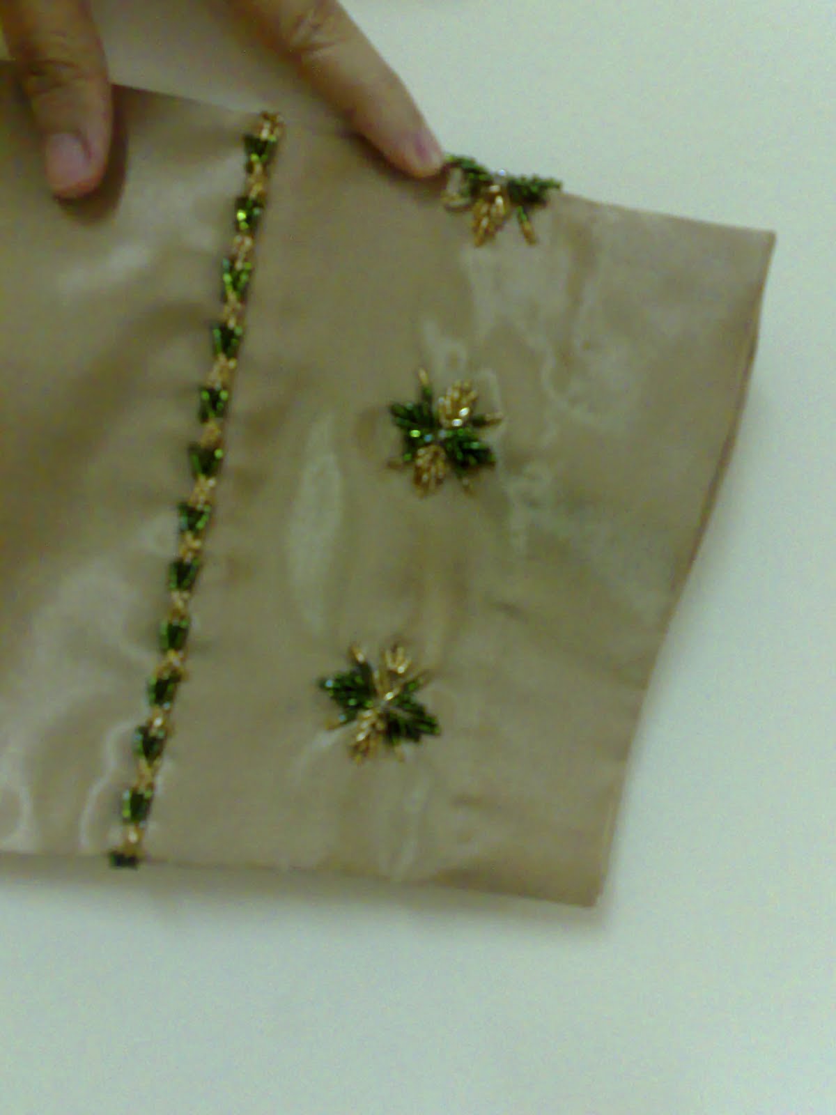 kay hussin: Cara mudah menjahit manik