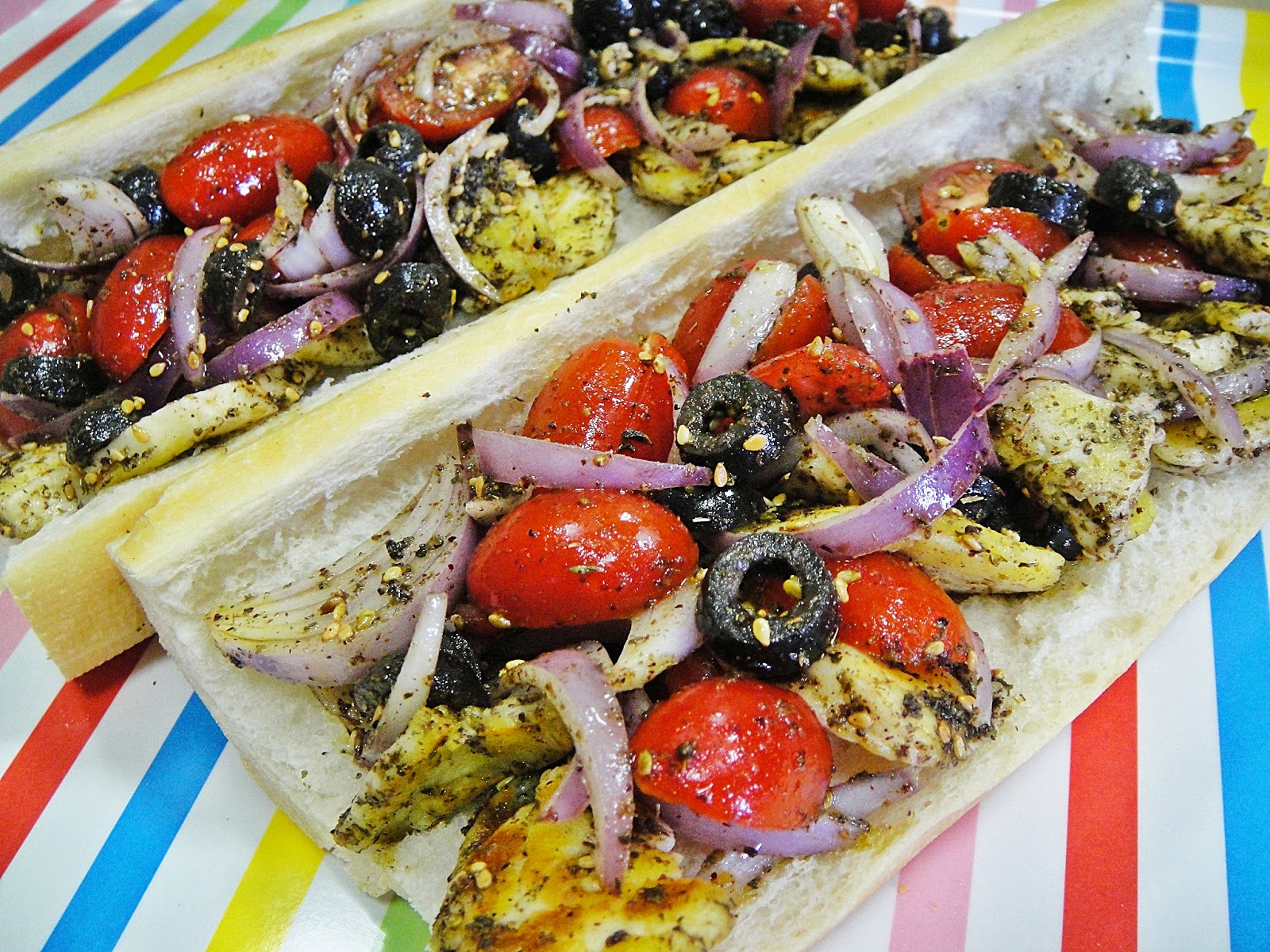 Maryam's Culinary Wonders: 769. Haloomi Zaatar Sandwich