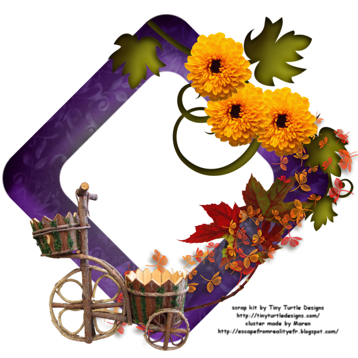 Escape From Reality Blog: FTU 'Autumn Harvest' Cluster & Cluster Frame