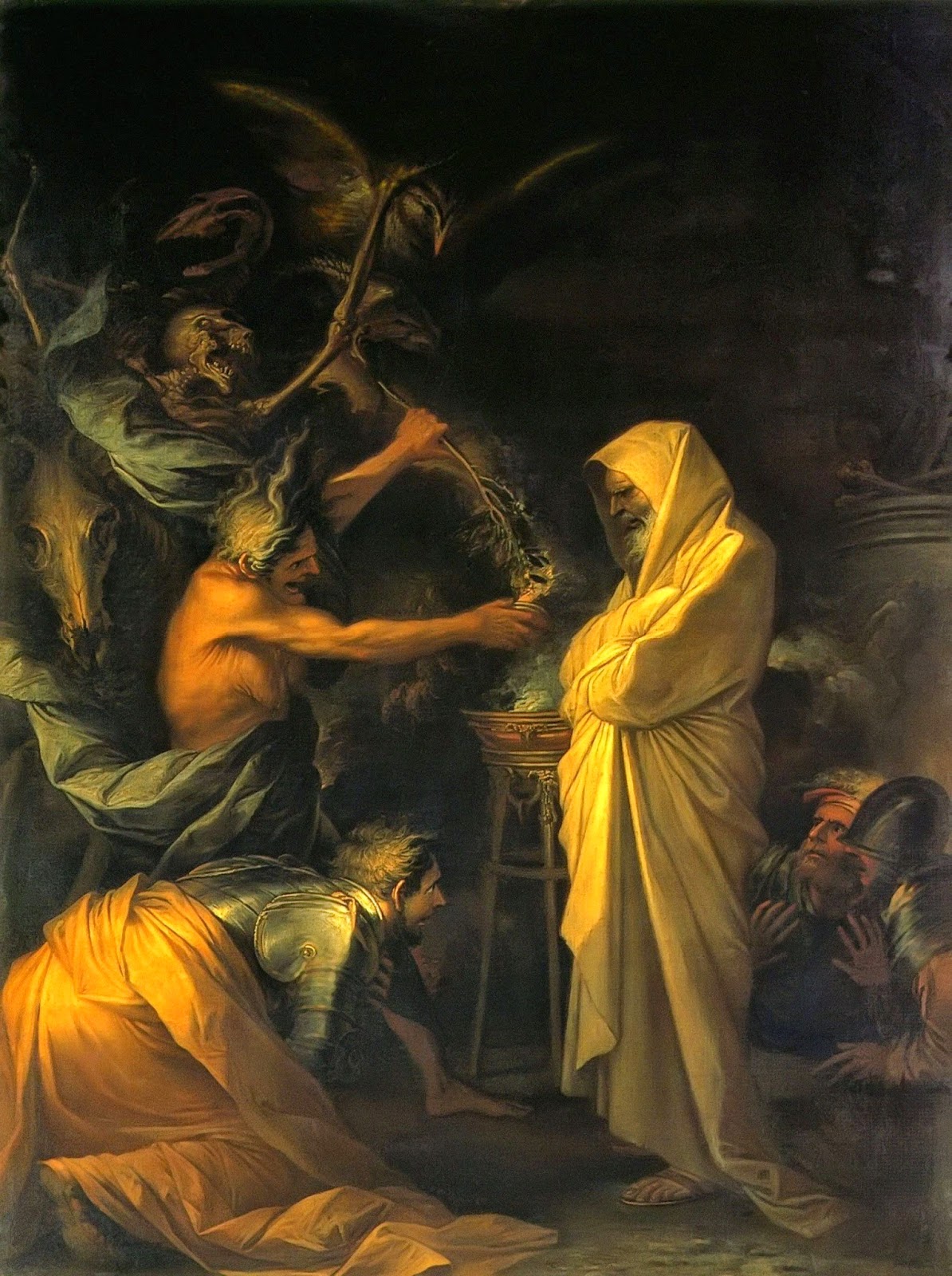 Salvator Rosa: Saul and the Witch of Endor (1668)