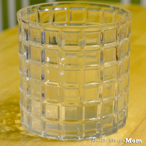 Architecture of a Mom: Glass Tile Embellished Vase for Fall