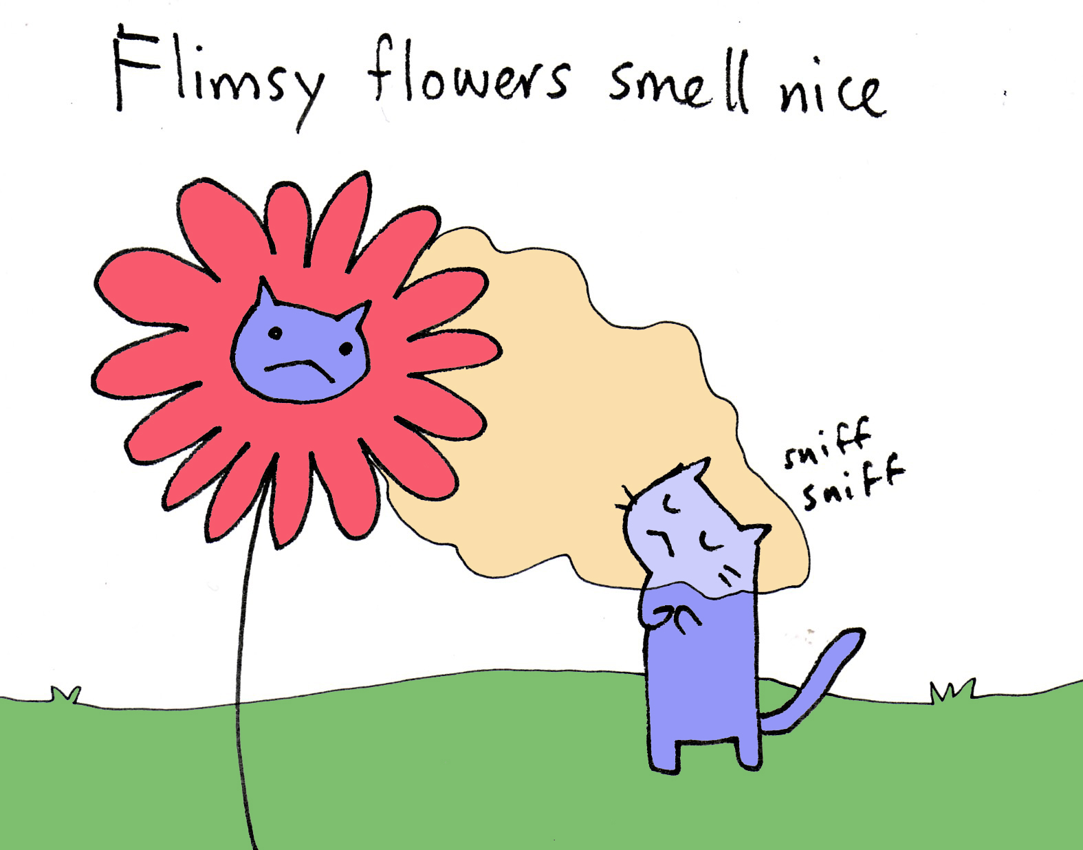 Flimsy the Kitten: Flowers