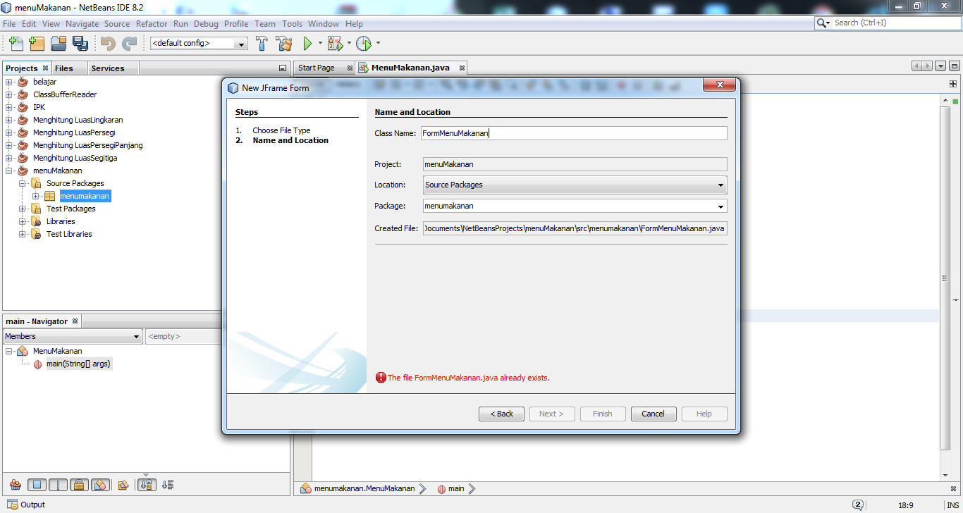 PantiPemograman.com: JAVA | Membuat Aplikasi Kantin dengan JFrame Form