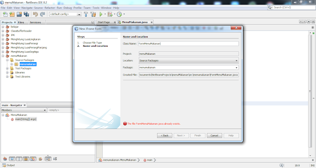 PantiPemograman.com: JAVA | Membuat Aplikasi Kantin dengan JFrame Form