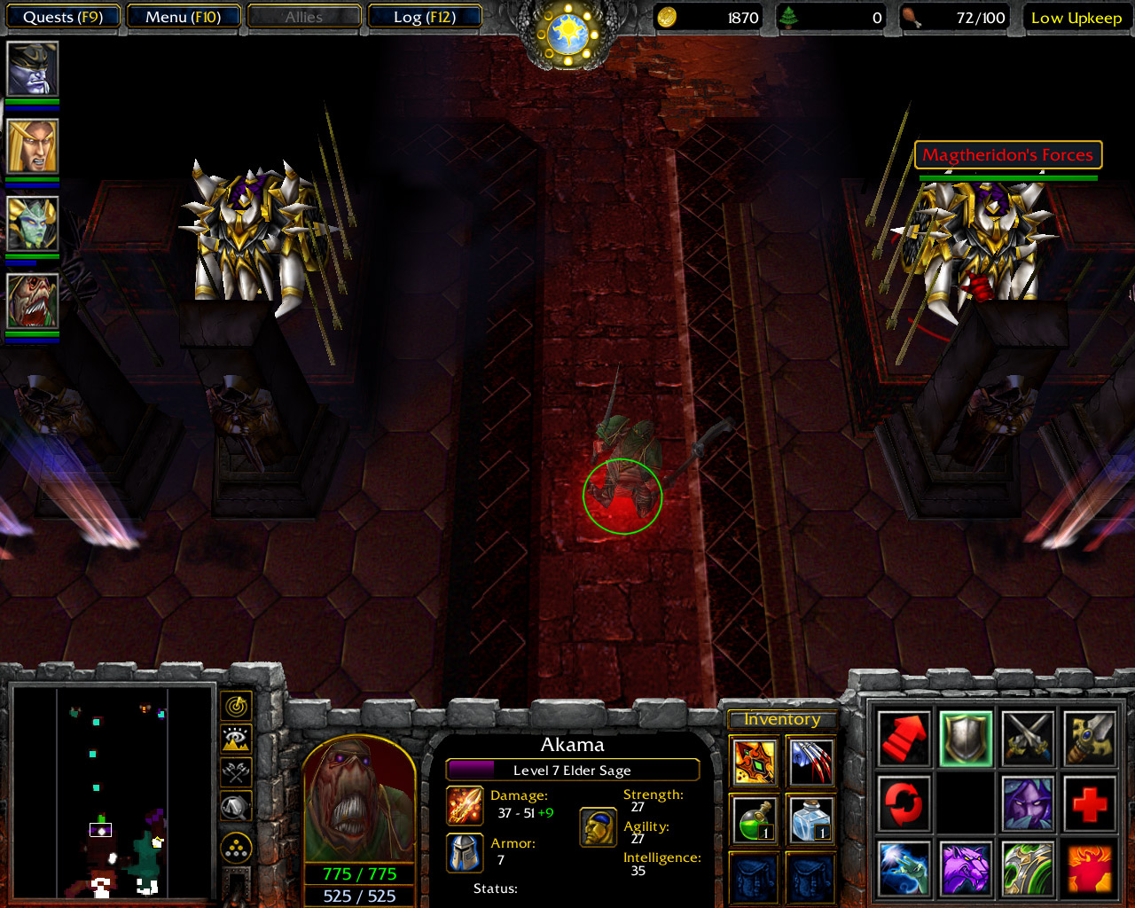 The Best Games Ever: Lord of Outland Mission 15 | Akama Hero Screenshot ...
