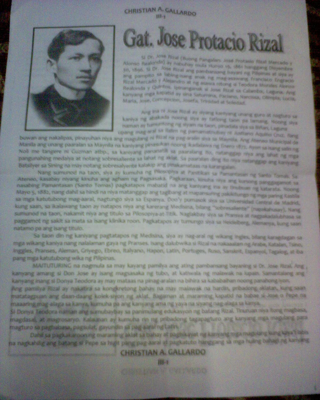 jose rizal talambuhay - philippin news collections