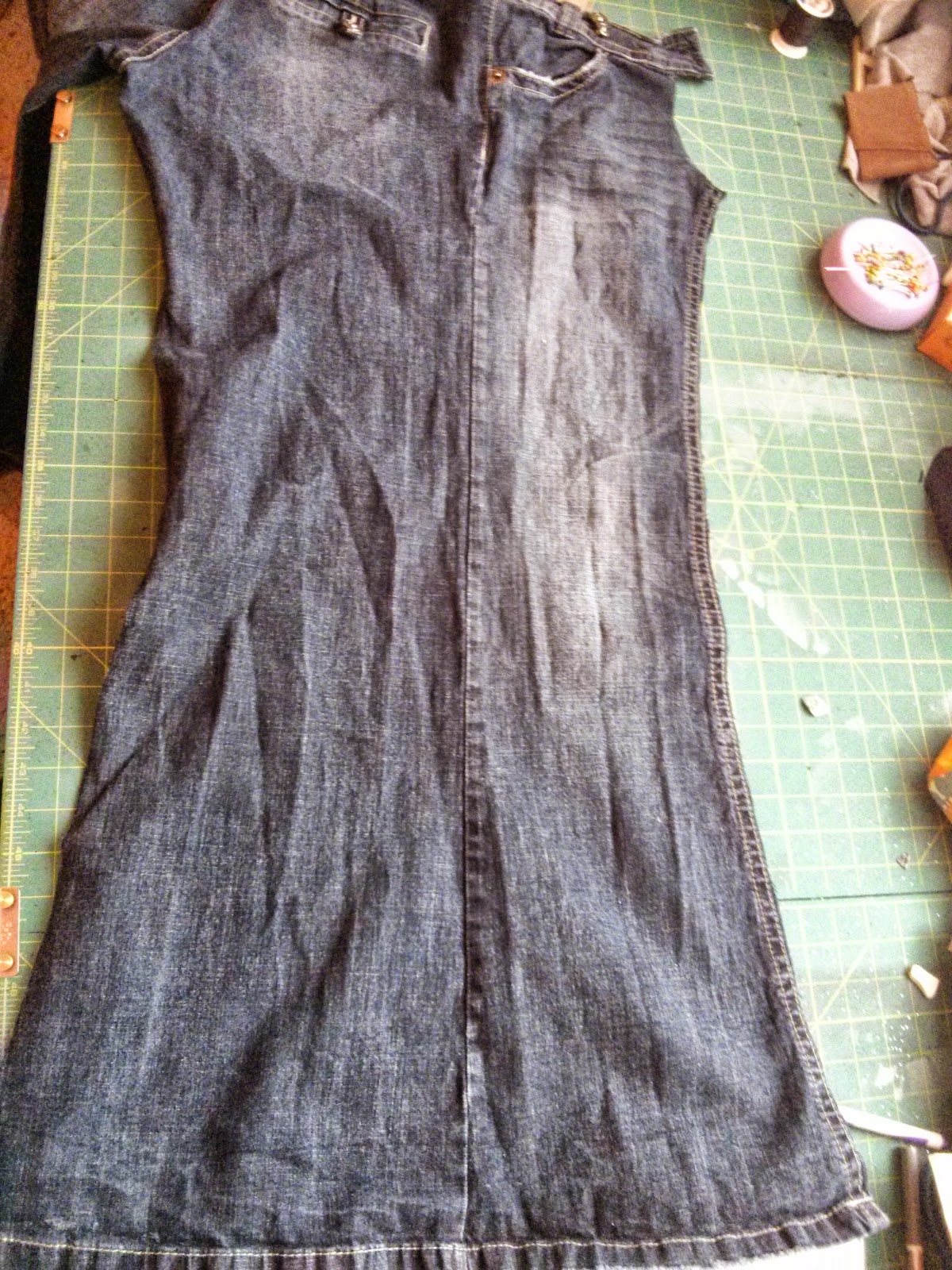 Thanks! I made them!: Out With The Old in With The New Denim Jeans ...