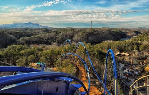 John's World: Dollywood's new Wild Eagle Coaster - Take a front seat ride!