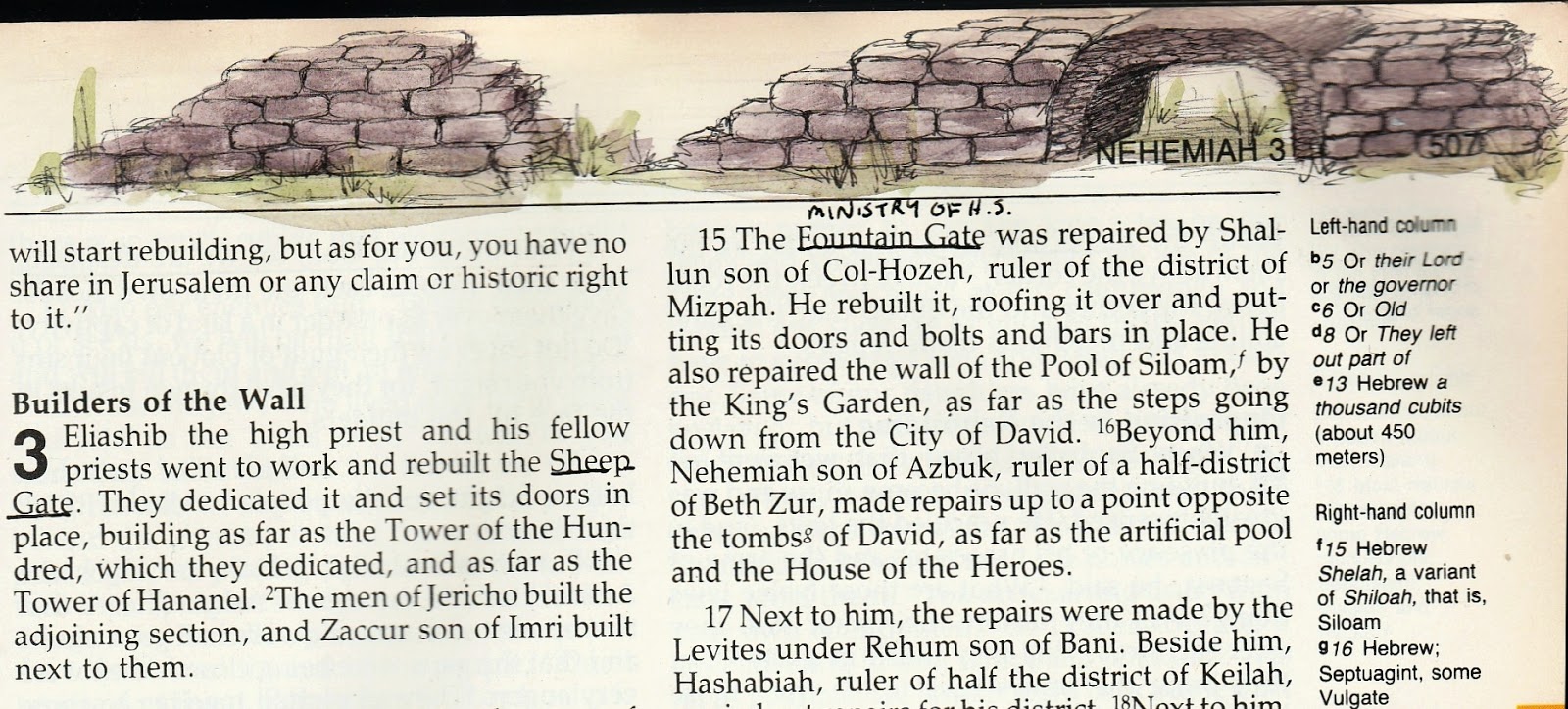 The Recycled Cottage & Garden: Sunday Bible Journaling ~ Brick Walls