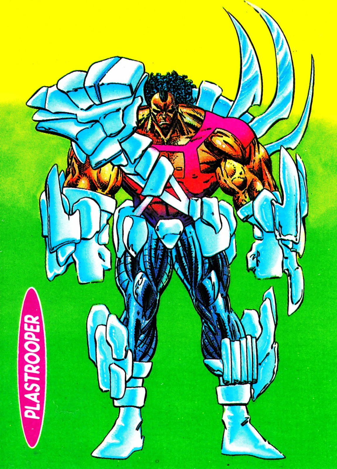 STARLOGGED - GEEK MEDIA AGAIN: 1993: PLASMER TRADING CARD SET (Marvel UK)