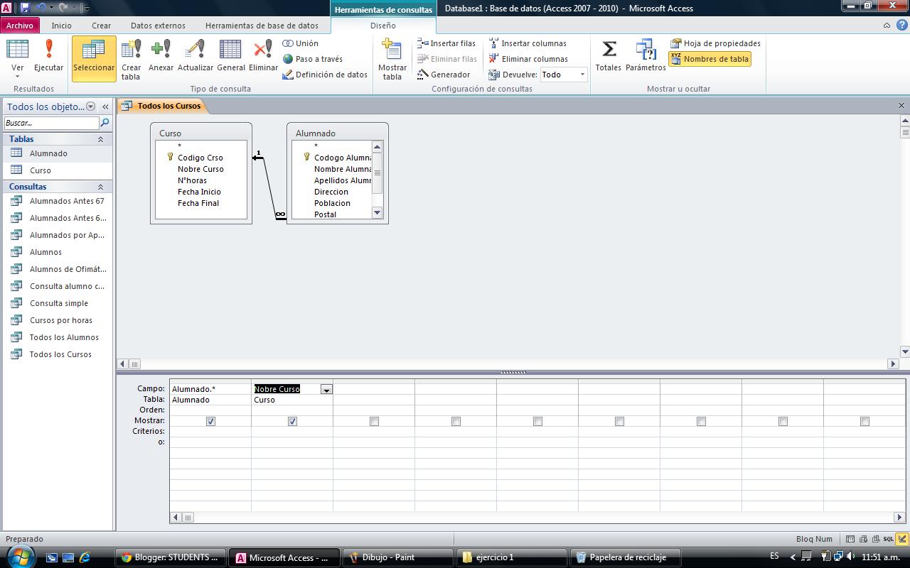 STUDENTS CIES: Microsoft Access 2010 (2)