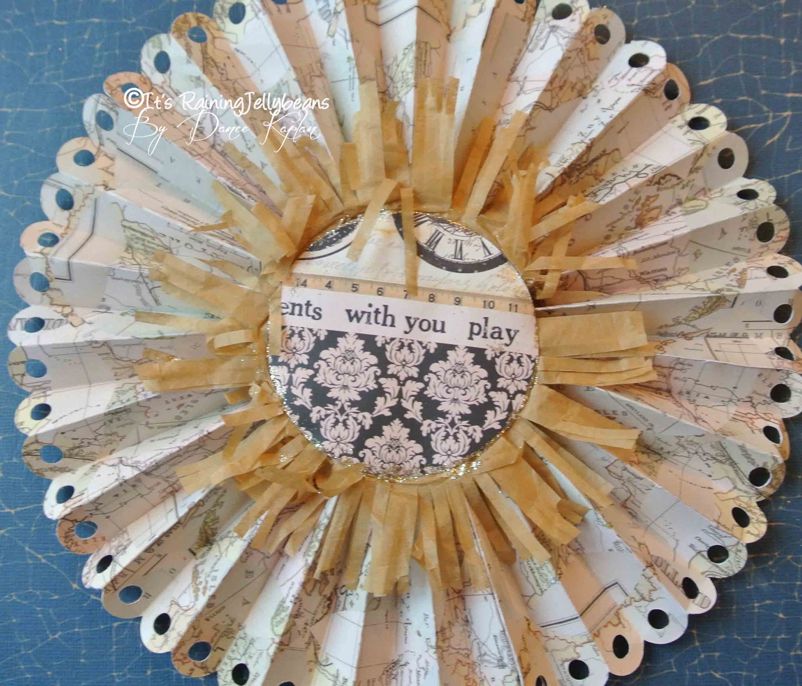 It's Raining JellyBeans: Wedding: Large Rosettes Part 3... A Tutorial