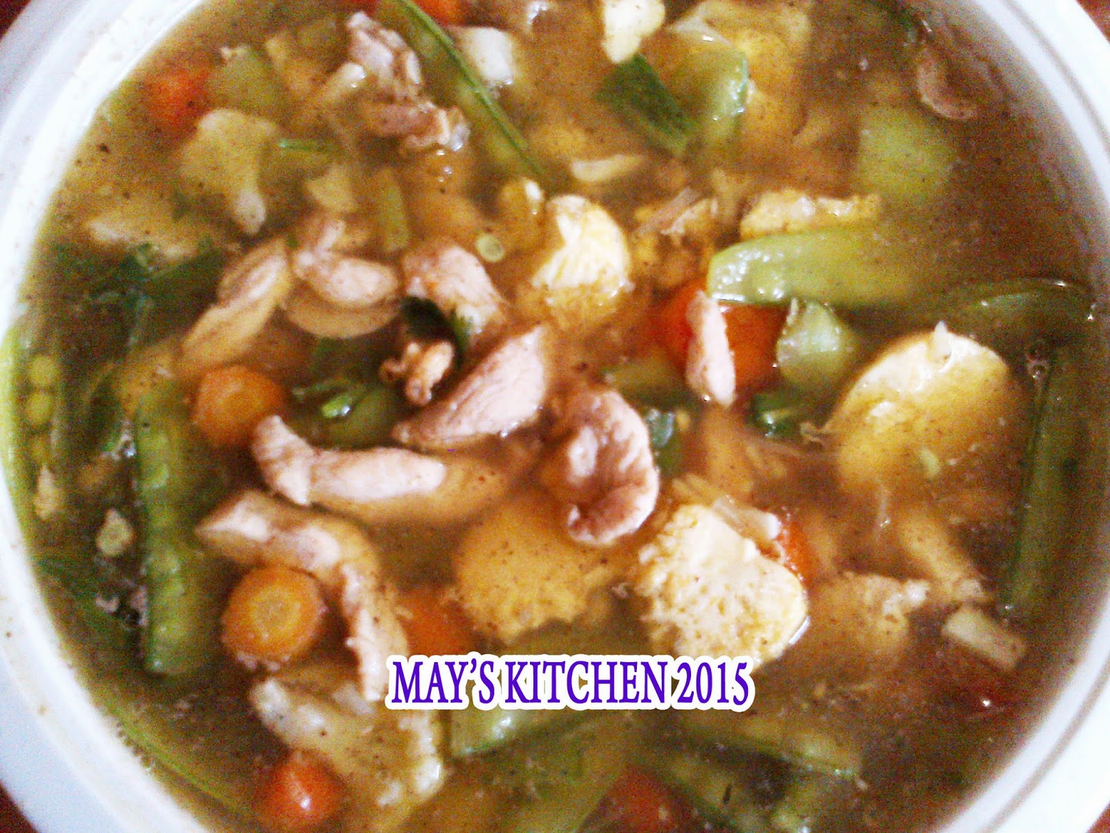 May's Kitchen: CAPCAY GODOG